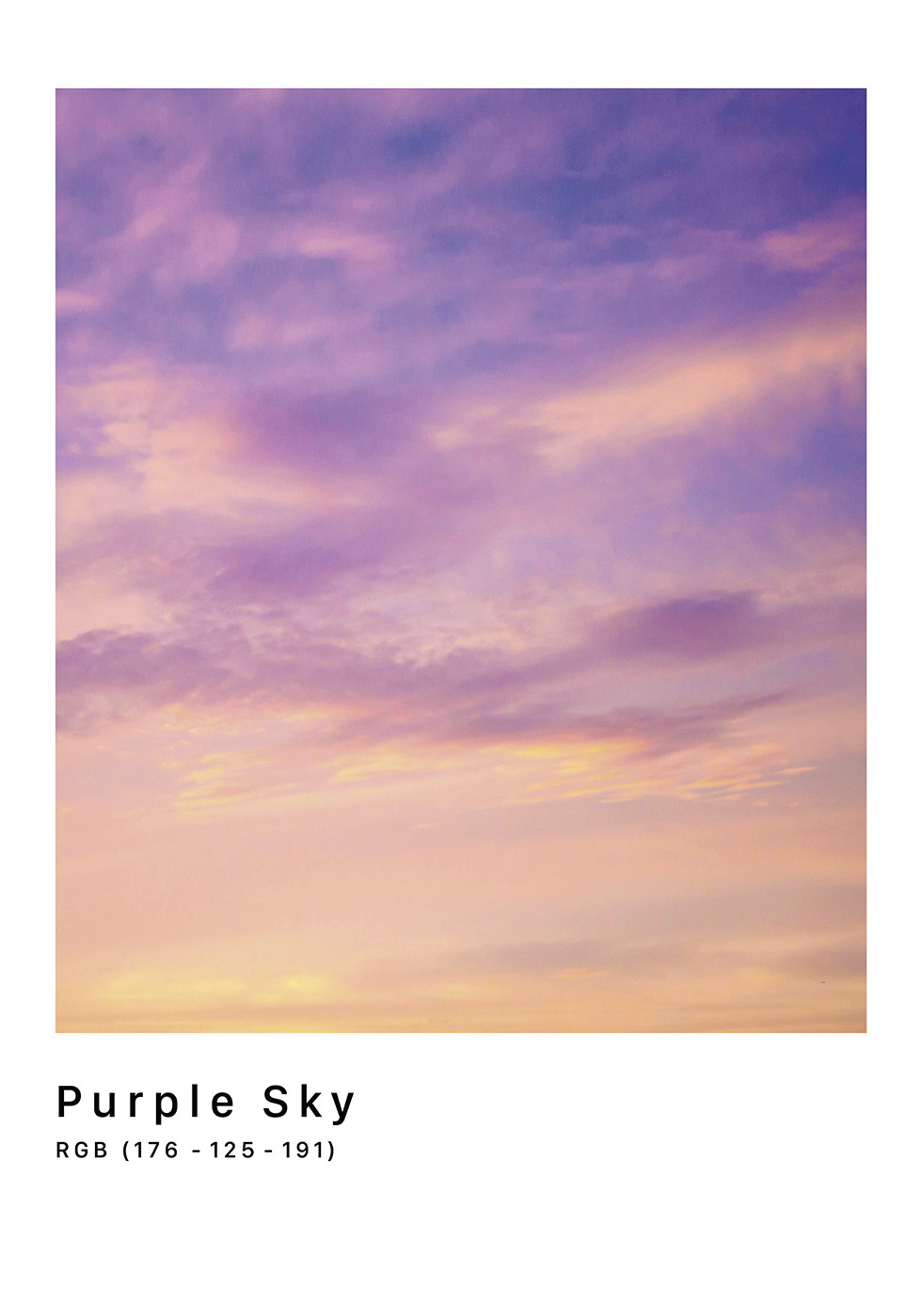 RGB Purple Sky - Illux.no